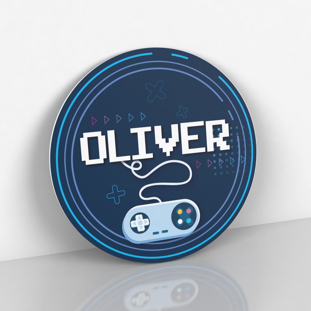 Round Personalized Name Signs – Letters by Leslie